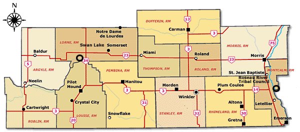 Manitoba's Tourist Regions